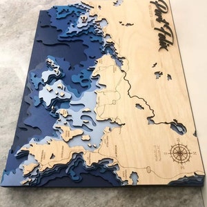 Port Felix Map, Glowforge Ready,cnc Map, Laser Cut Map, Laser Map Files ...
