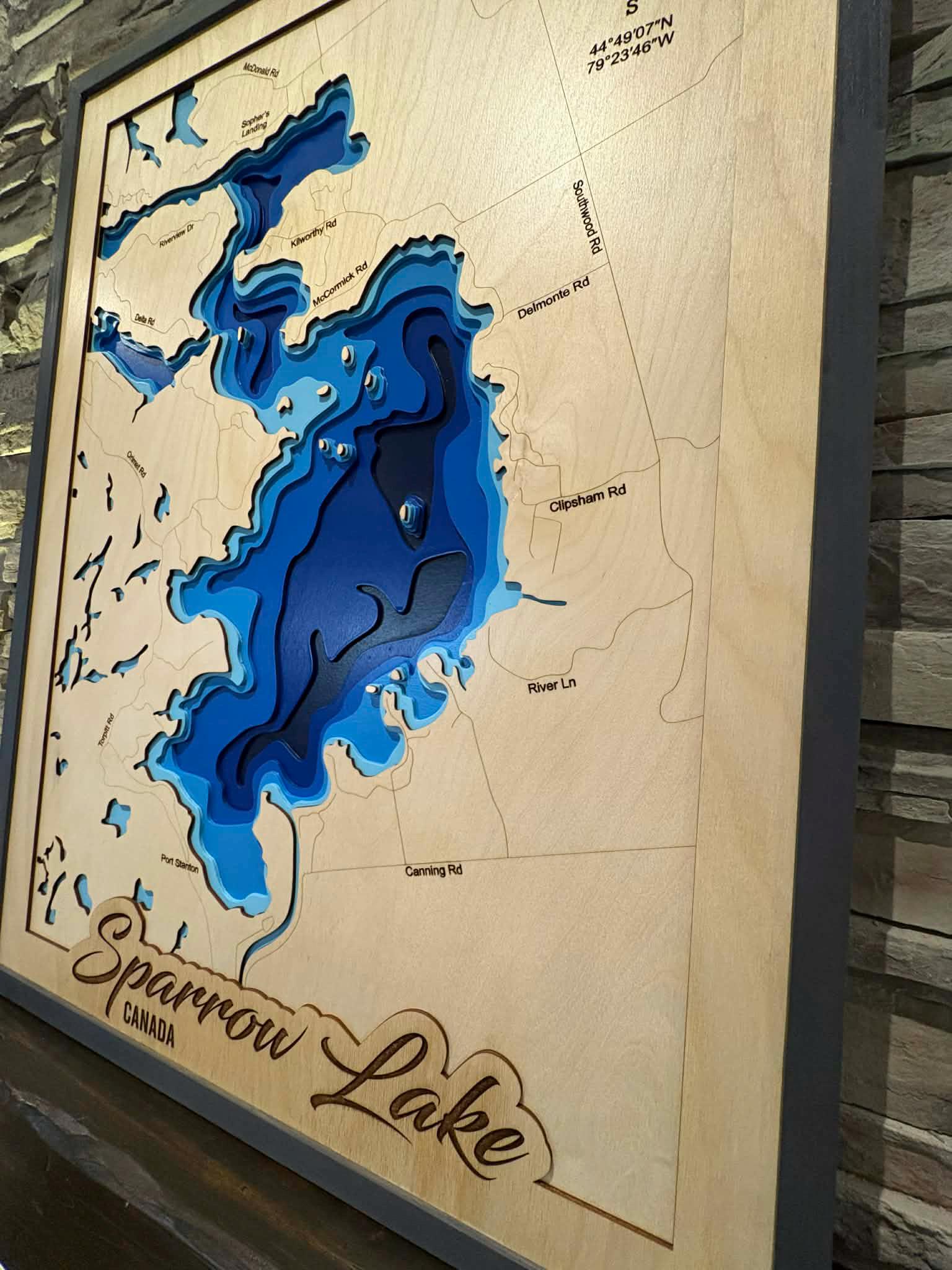 Customized Map Svg, Layered Map Svg, 3d Map, Glowforge File, Laser Cut ...