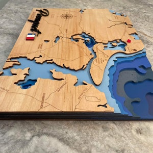 Pomquet Canada Svg File for Lasers, Coastal Map Svg, Glowforge Map Svg ...