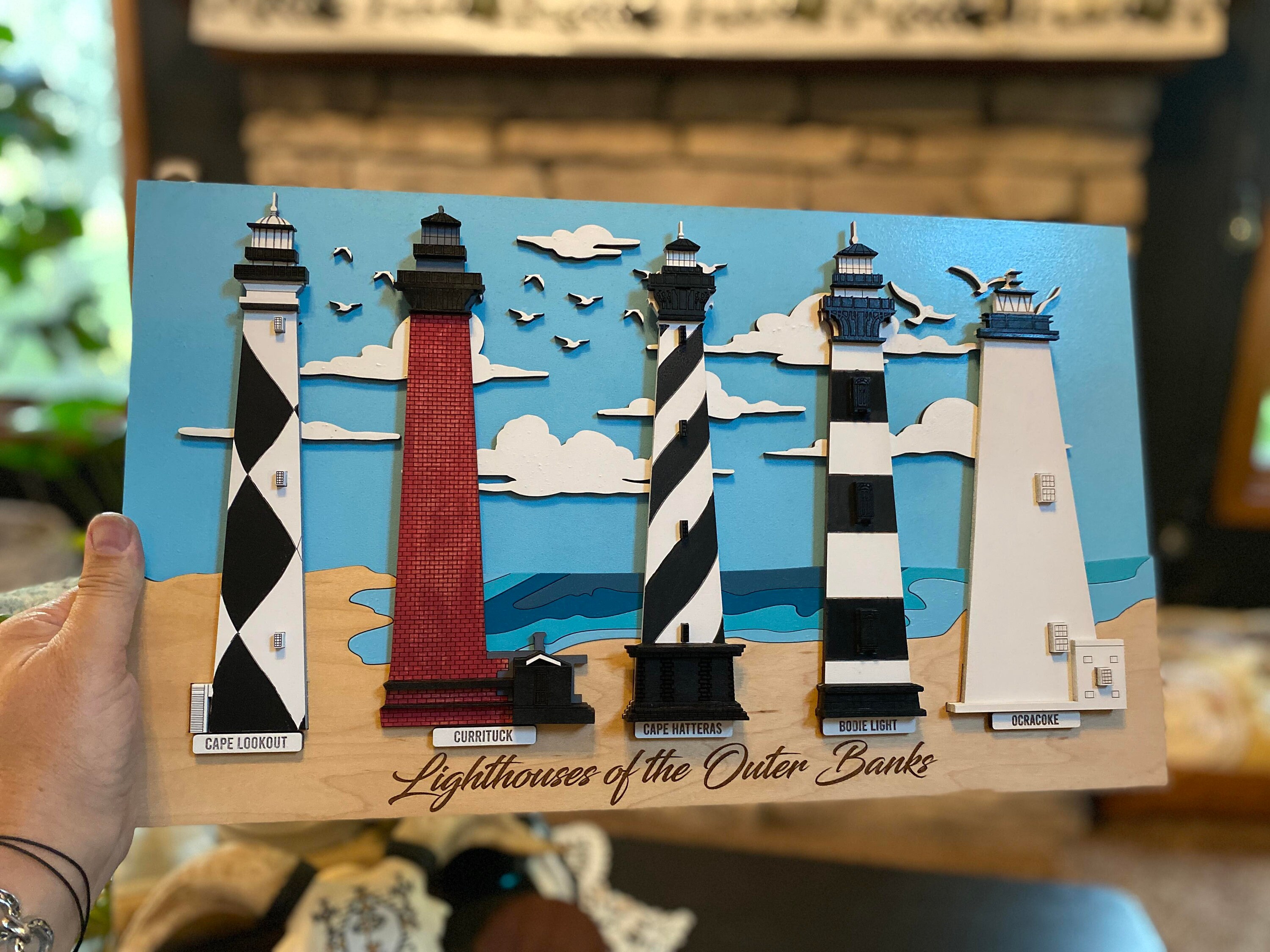 Lighthouses of Outer Banks North Carolina Svg File for Lasers ...