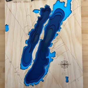 Beaver Lake Svg File for Lasers, Coastal Map Svg, Laser Map Cut File ...