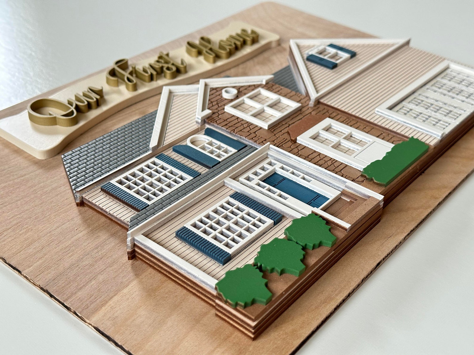 Customized House Svg, Multilayer House Design, Newly Weds Gift, New ...