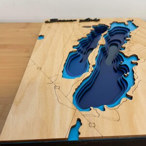 Beaver Lake Svg File for Lasers, Coastal Map Svg, Laser Map Cut File ...