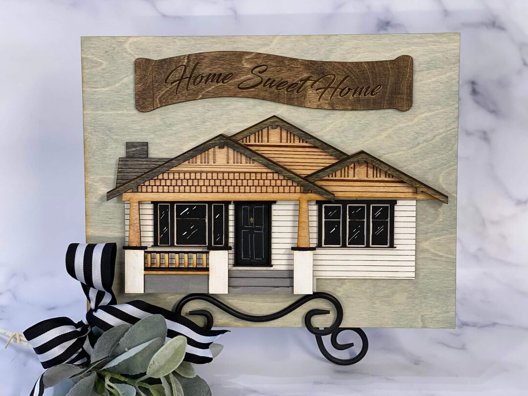 Customized House Svg Multilayer House Design - Etsy