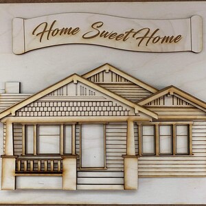 Customized House Svg Multilayer House Design - Etsy