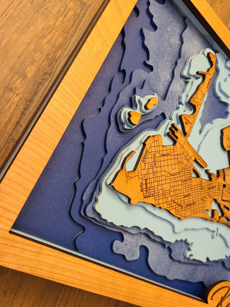 Key West Florida Map Svg File for Lasers Lake Map Svg - Etsy