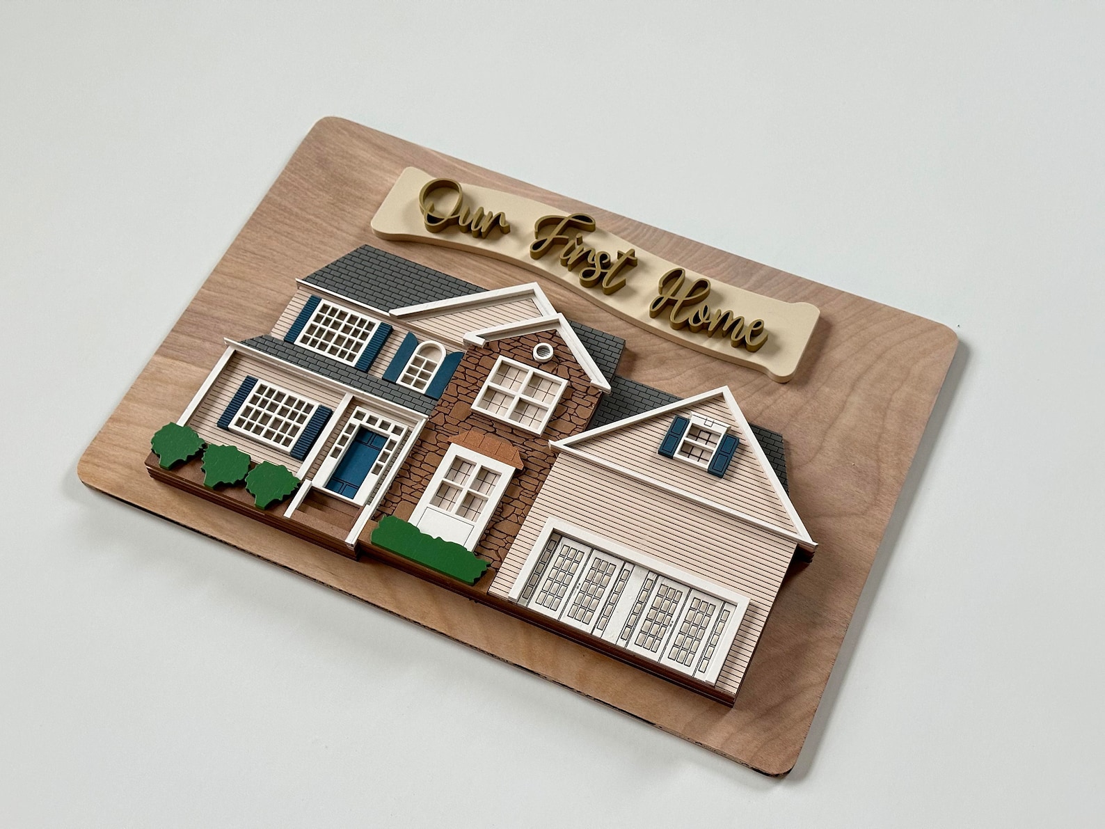 Customized House Svg, Multilayer House Design, Newly Weds Gift, New ...