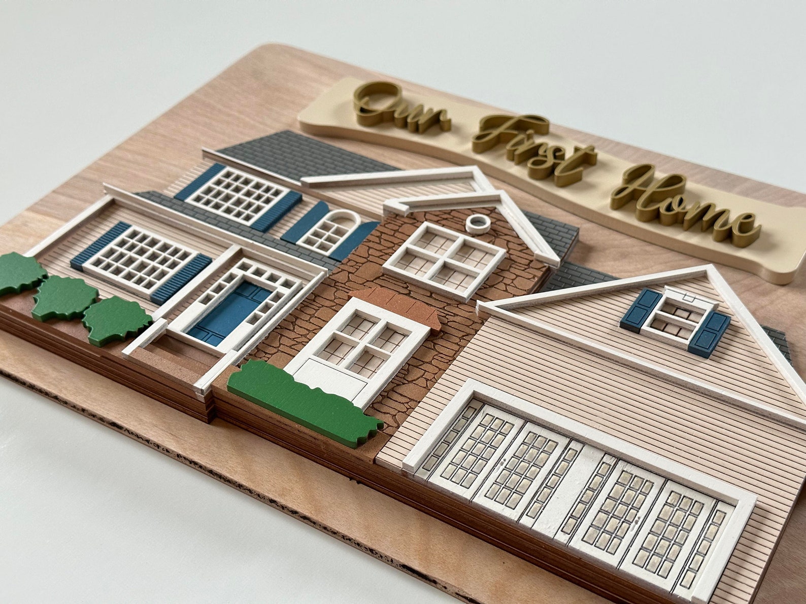 Customized House Svg, Multilayer House Design, Newly Weds Gift, New ...