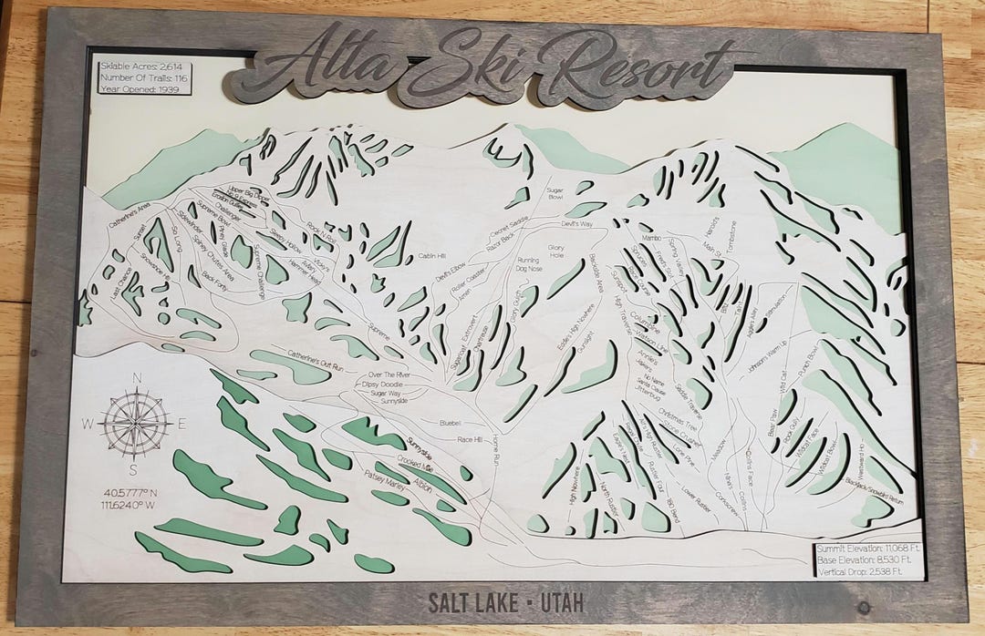 Customized Ski Resort Map Svg,ice Ski Map,skiing,slopes, Lifts, Winter ...
