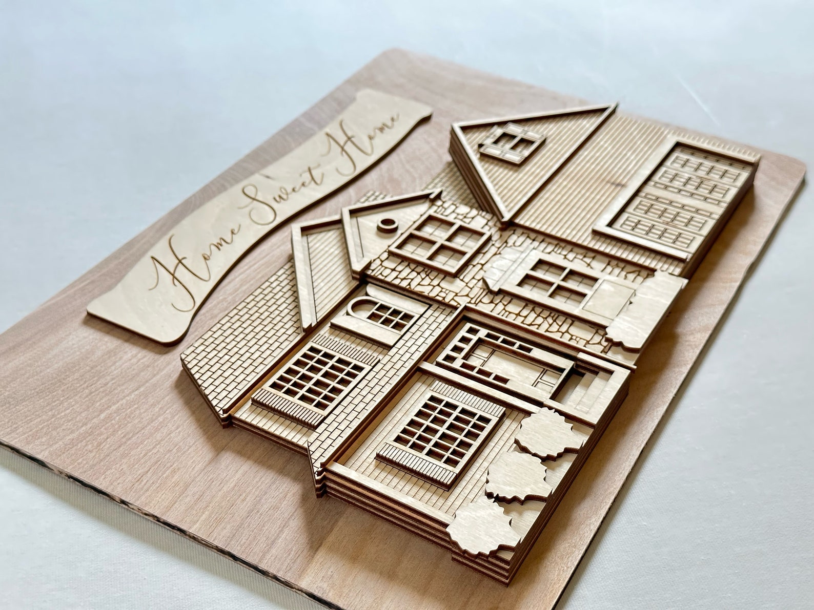 Customized House Svg, Multilayer House Design, Newly Weds Gift, New ...