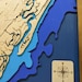 Murrells Inlet Map Svg, Lake Map Svg, Bathymetic Map Svg, Laser Map Cut ...
