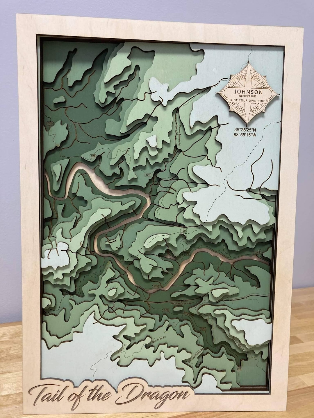 Tail of the Dragon North Carolina Svg File for Lasers, Topographic Map, Lake Map Svg, Glowforge ...