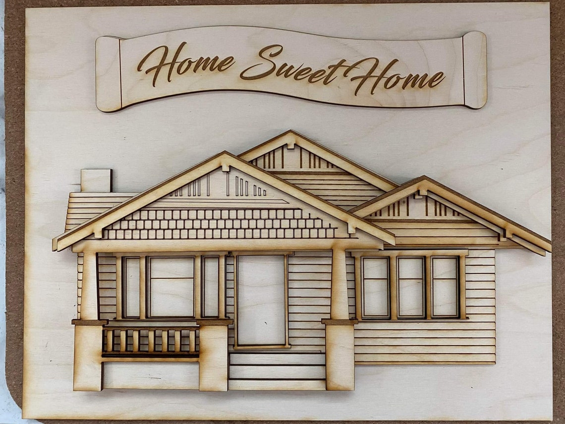 Customized House Svg Multilayer House Design - Etsy