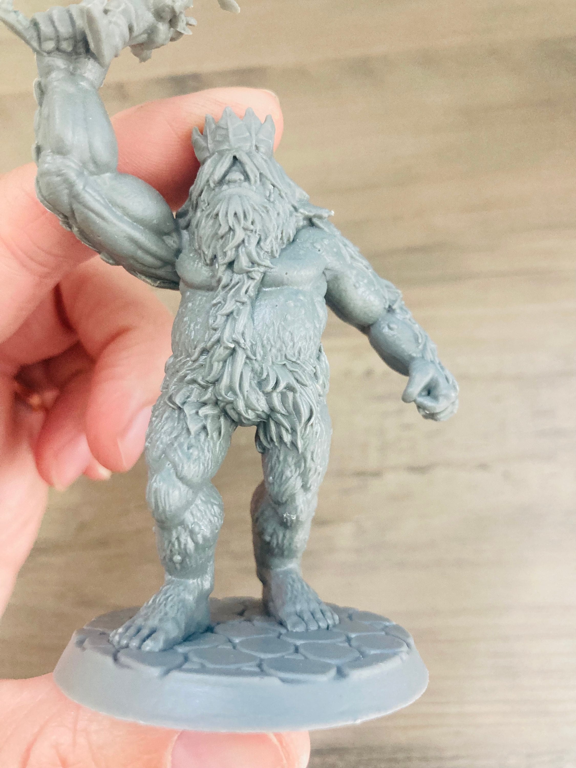 Miniature Medieval Troll King of War / Figure 28mm Resin Wargaming 1pc ...