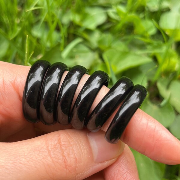 Obsidian Mens Ring - Etsy