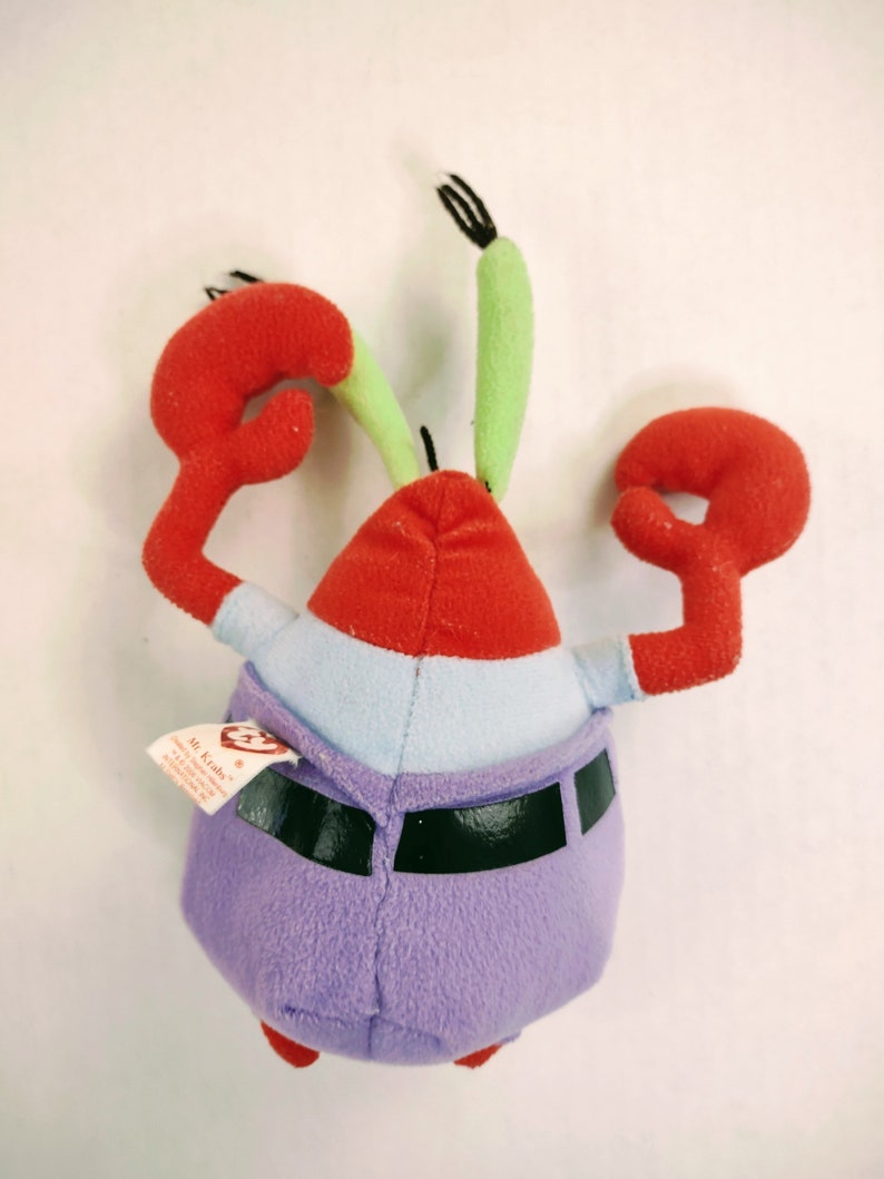Mr. Krabs Plush Toy Ty Brand Pre-owned 2006 - Etsy