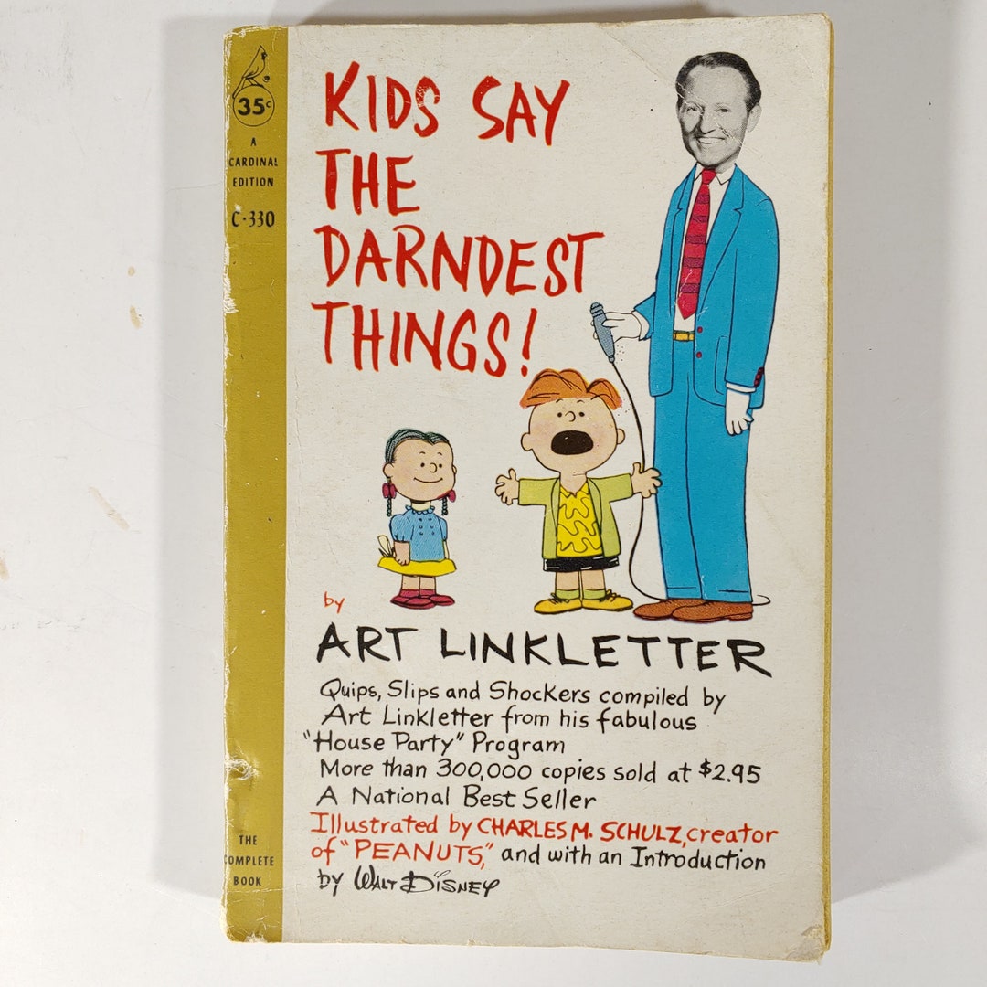 Kids Say the Darndest Things by Art Linkletter Vintage Paperback Book ...