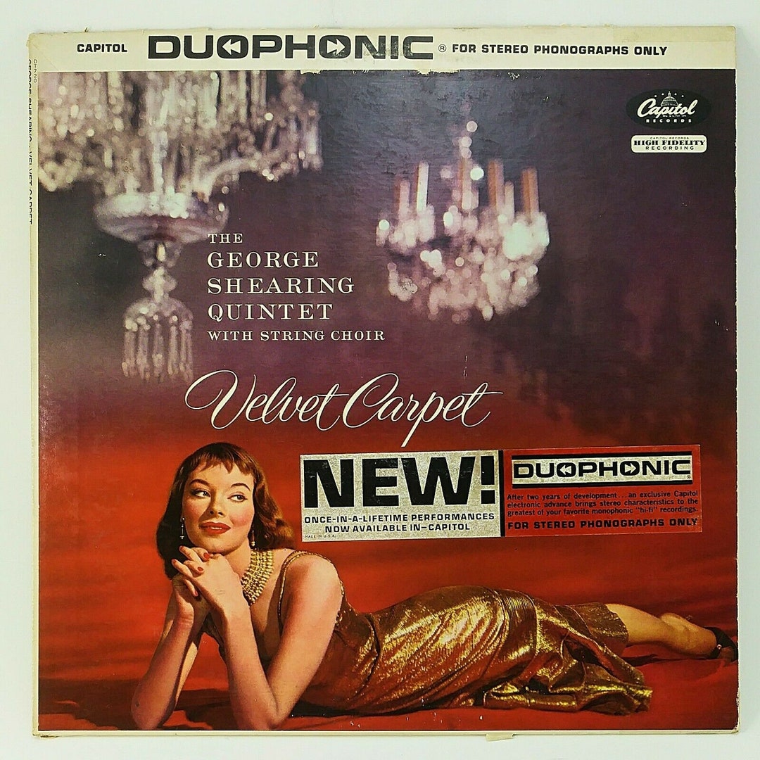 George Shearing Quintet velvet Carpet LP Capitol Records 1959 Album ...