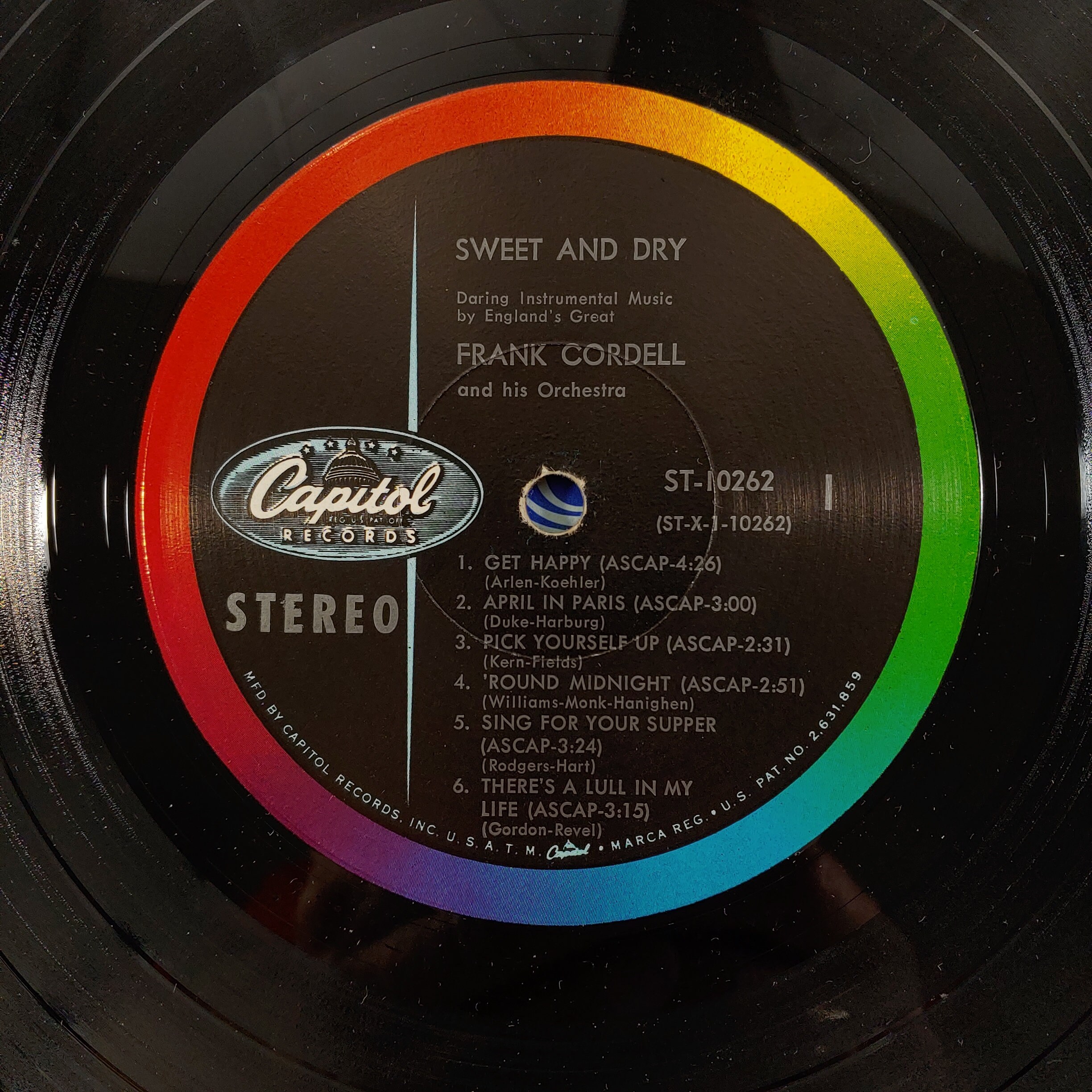 Frank Cordell Sweet and Dry Record Album 1960 Stereo Jazz Easy ...