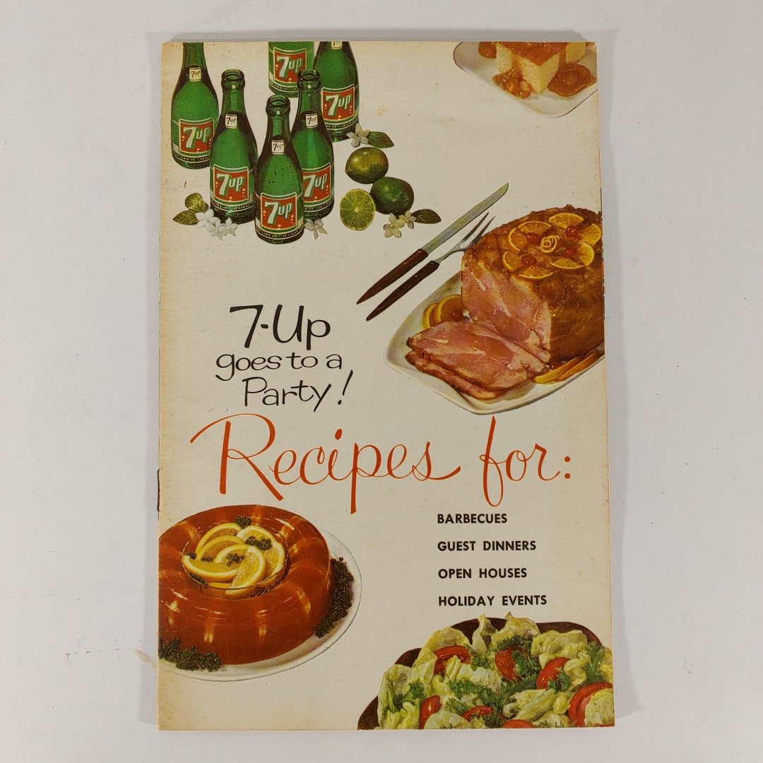 7 up Recipes Pamphlet 1961 Vintage Soft Drink Barbecue - Etsy