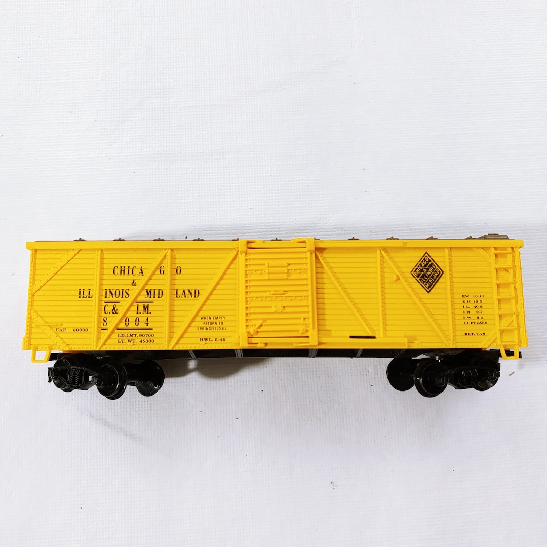 Life Like HO Scale 40 Ft Box Car VTG Chicago and Illinois - Etsy