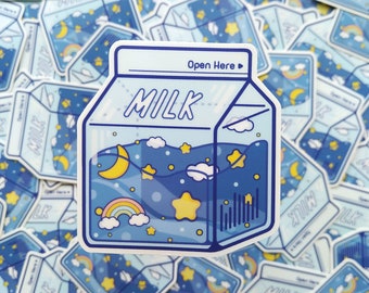 42 Cute Happy Milk Planner Stickers - Etsy