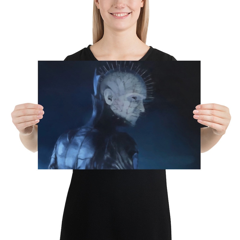 Hellraiser limited Print Pinhead Portrait - Etsy