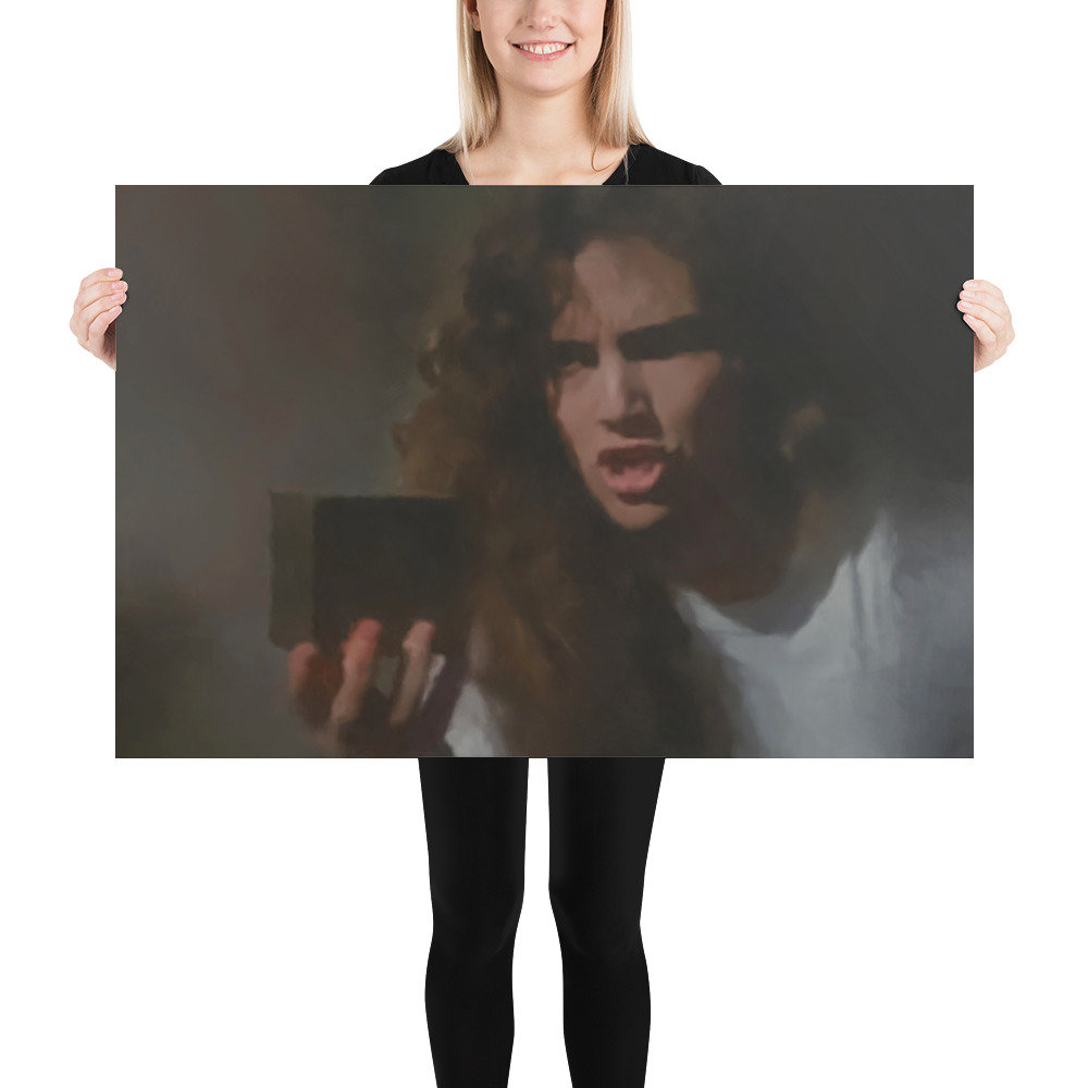 Hellraiser limited Print Kirsty With the Puzzle Box - Etsy