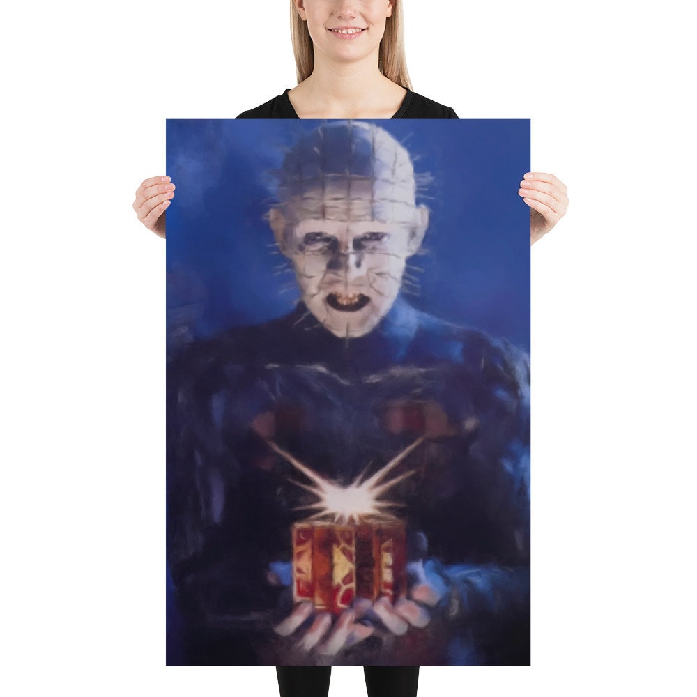 Hellraiser - *limited Print* Pinhead With the Puzzle Box - Etsy