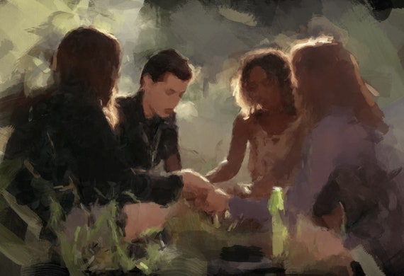 The Craft Conjuring Painting Print | Etsy