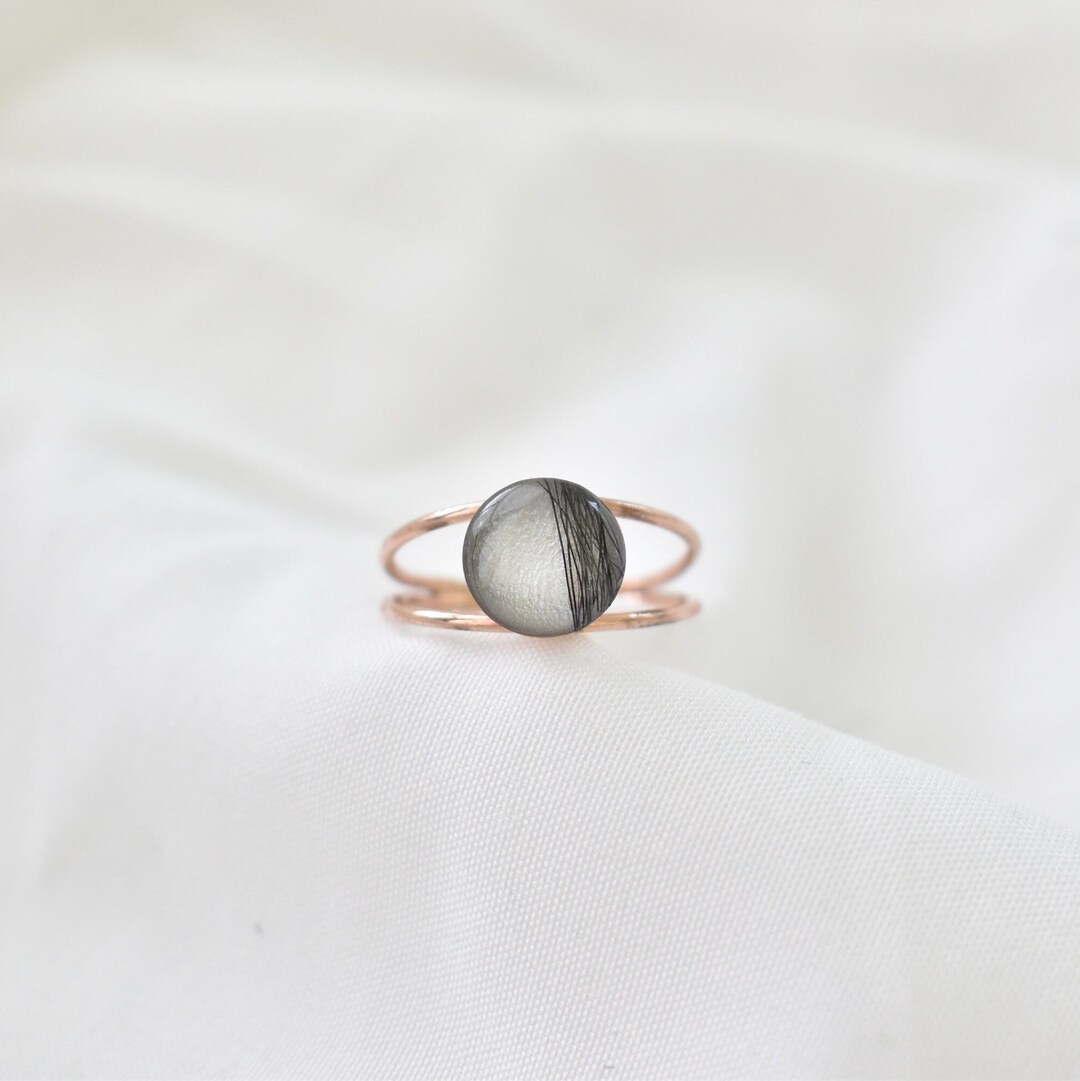 Lock of Hair Keepsake, Lock of Hair Ring, Baby Hair Keepsake, Hair ...