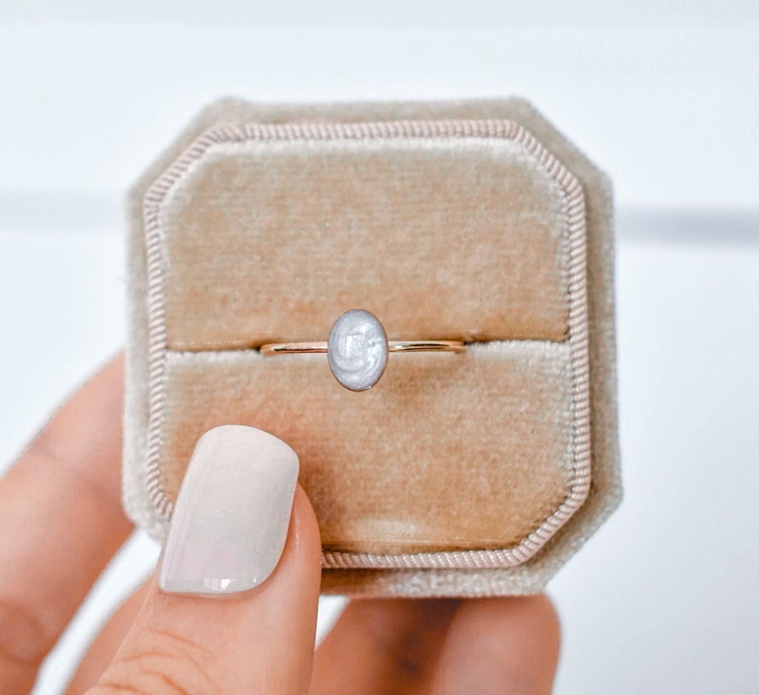 Cremation Ashes Gold Ring, Memorial Ashes Jewelry, Memorial Ash Ring ...