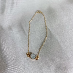 Solid 14k Gold Cremation Ashes Bracelet, Memorial Ashes Jewelry, Pet ...