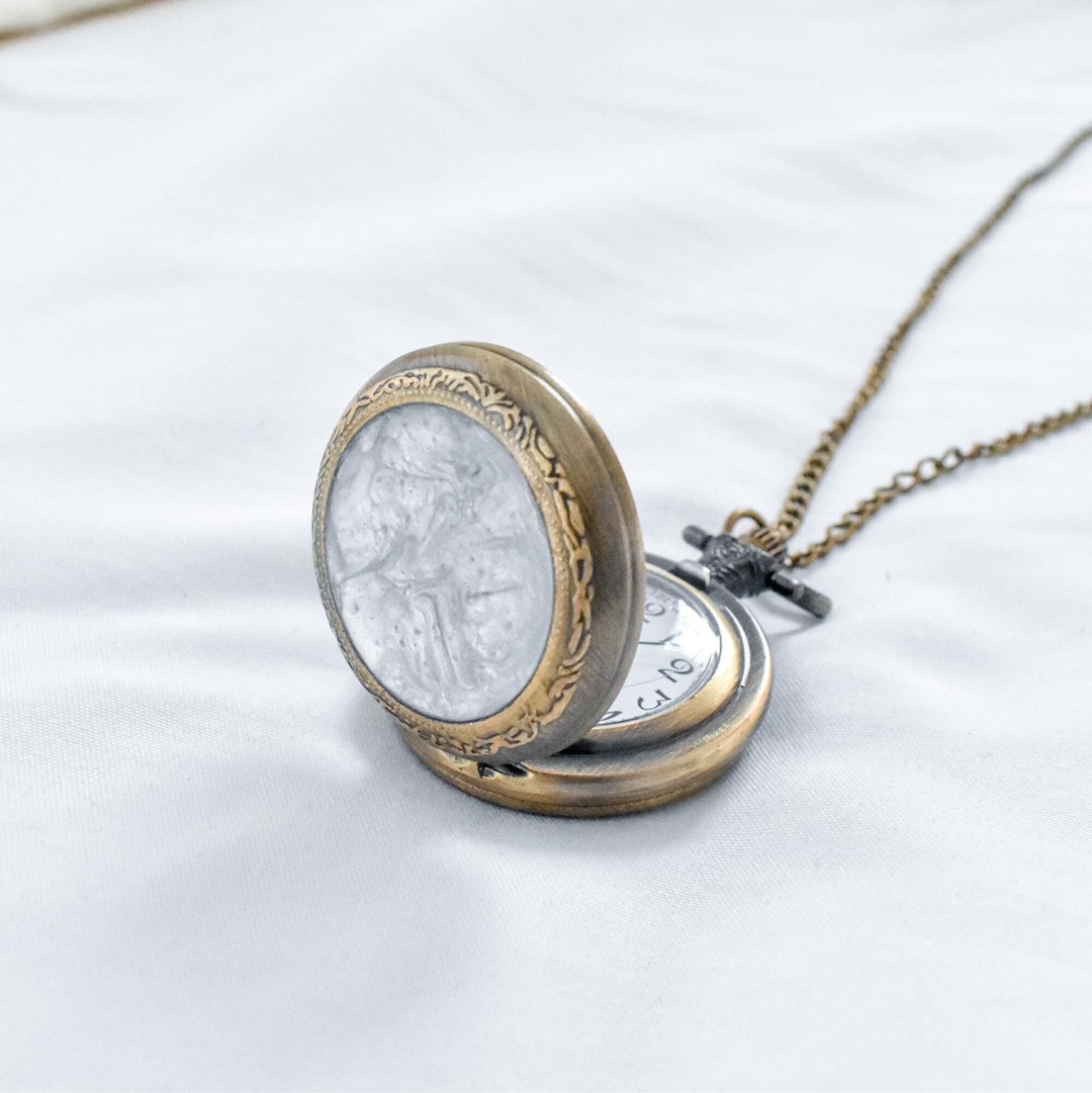 Keepsake Mens Pocket Watch - Cremation Mens Keepsake - Cremation Ashes ...