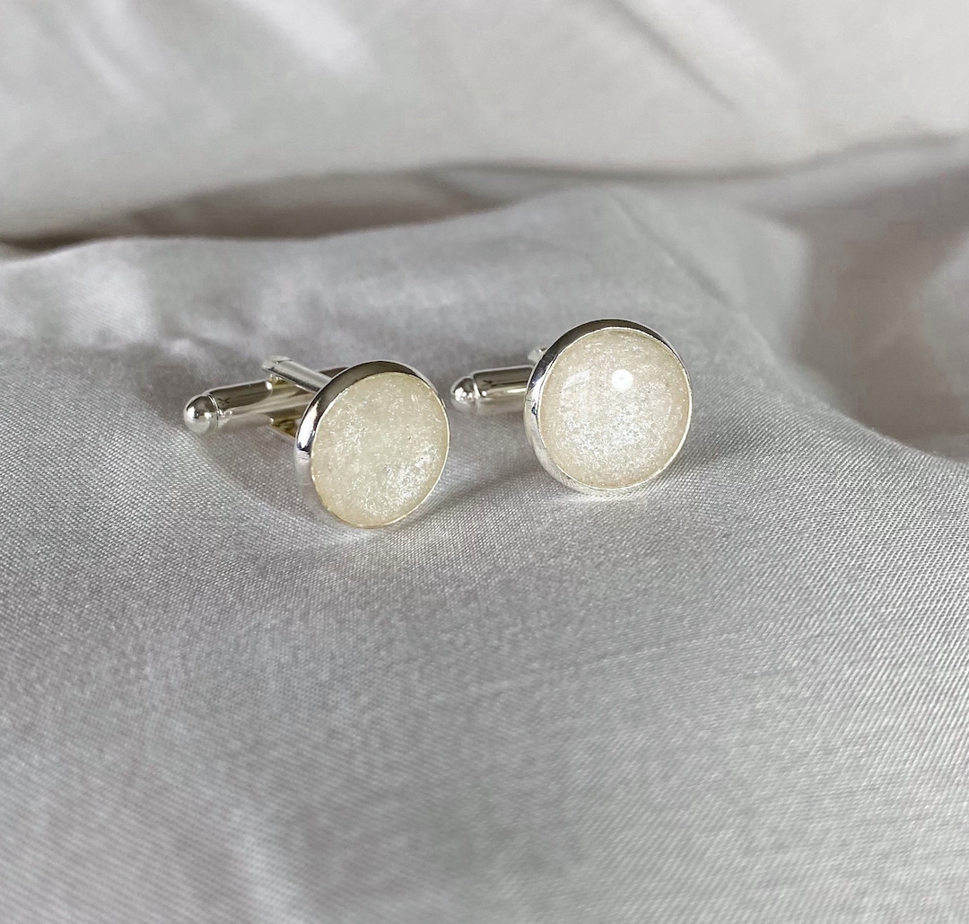 Keepsake Mens Cuff Links, Cremation Mens Keepsake, Cremation Keepsake ...