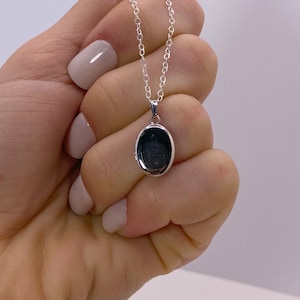 Cremation Ashes Gold Necklace, Gemstone Keepsake, Memorial Jewelry ...