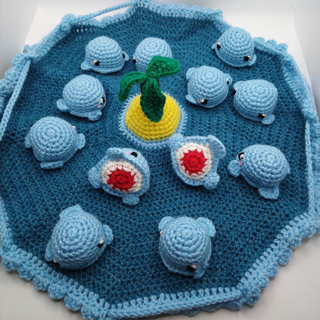 Whale Memory Game, Jeux De Mémoire Baleine Au Crochet - Etsy