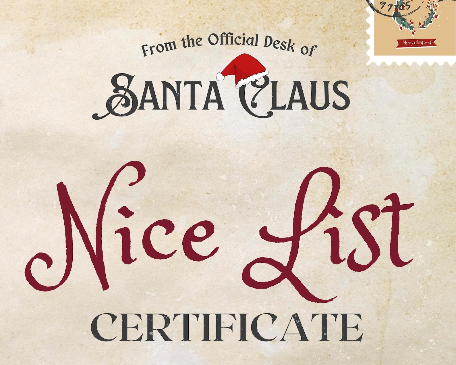Editable Santa Letter and Nice List Certificate Printable - Etsy