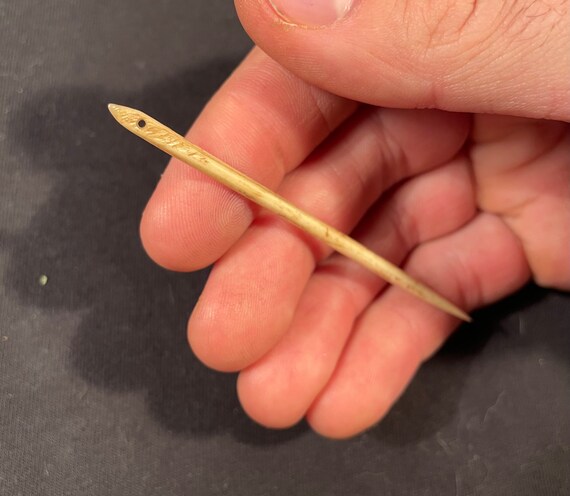 Incredible Bone Sewing Needle Authentic Native American - Etsy