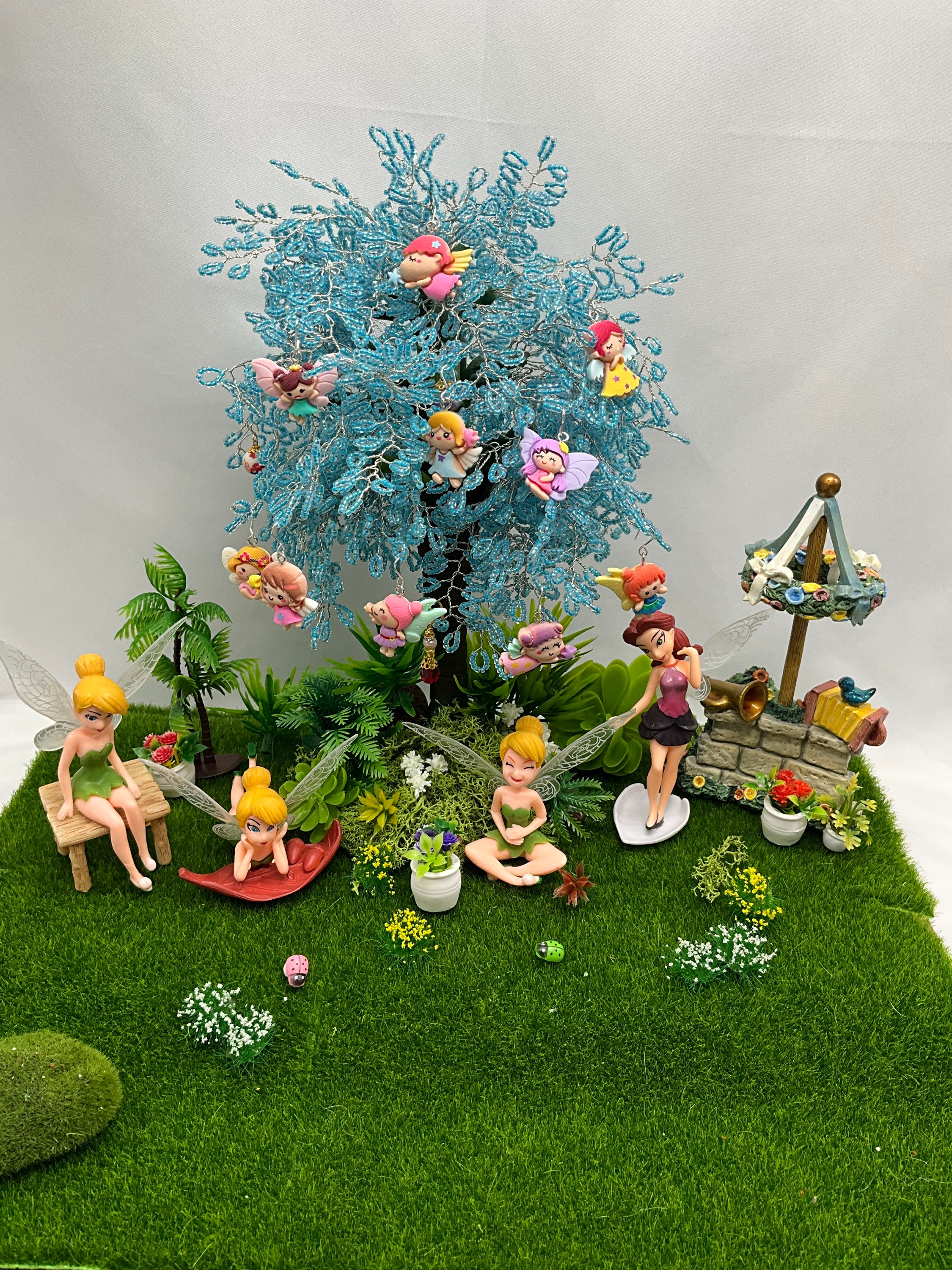 FAIRIES Set 10 Resin Fairy /angels Tree Ornaments for Beaded - Etsy