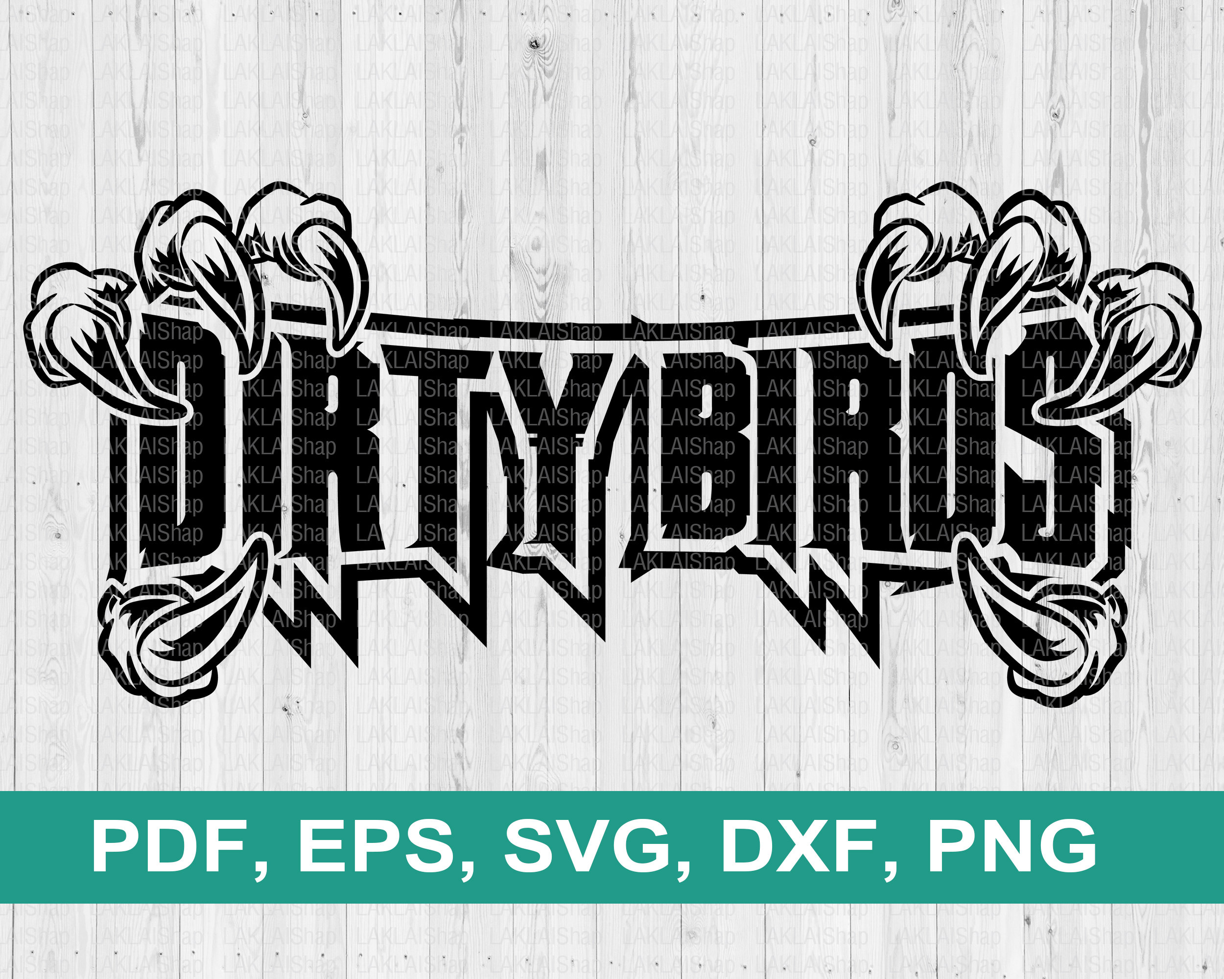 Dirty Birds Claws Svg, Dirty Birds Svg, Claws Svg, Dirty Birds Mascot ...