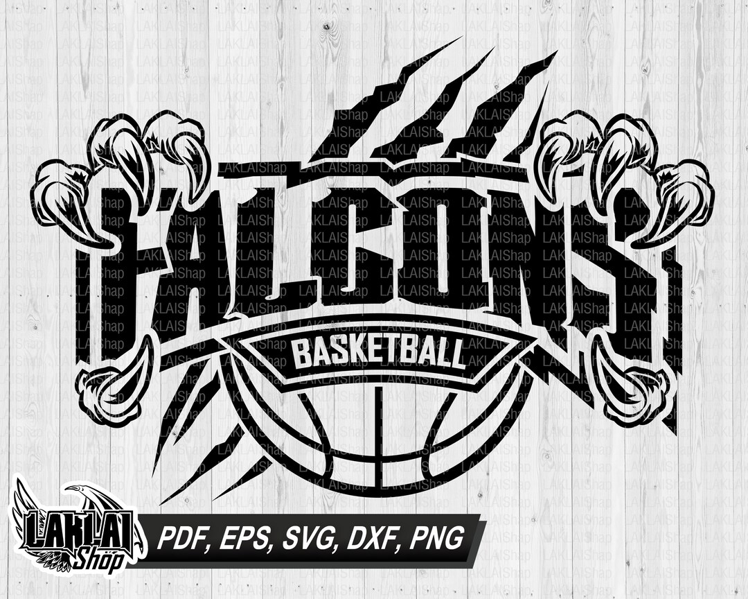 Falcons Basketball Svg, Falcons Svg, Falcons School Spirit Png, Falcons ...