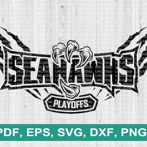Seahawks Playoff Svg, Seahawks Mascot Svg, Seahawks Logo Svg, Seahawks ...