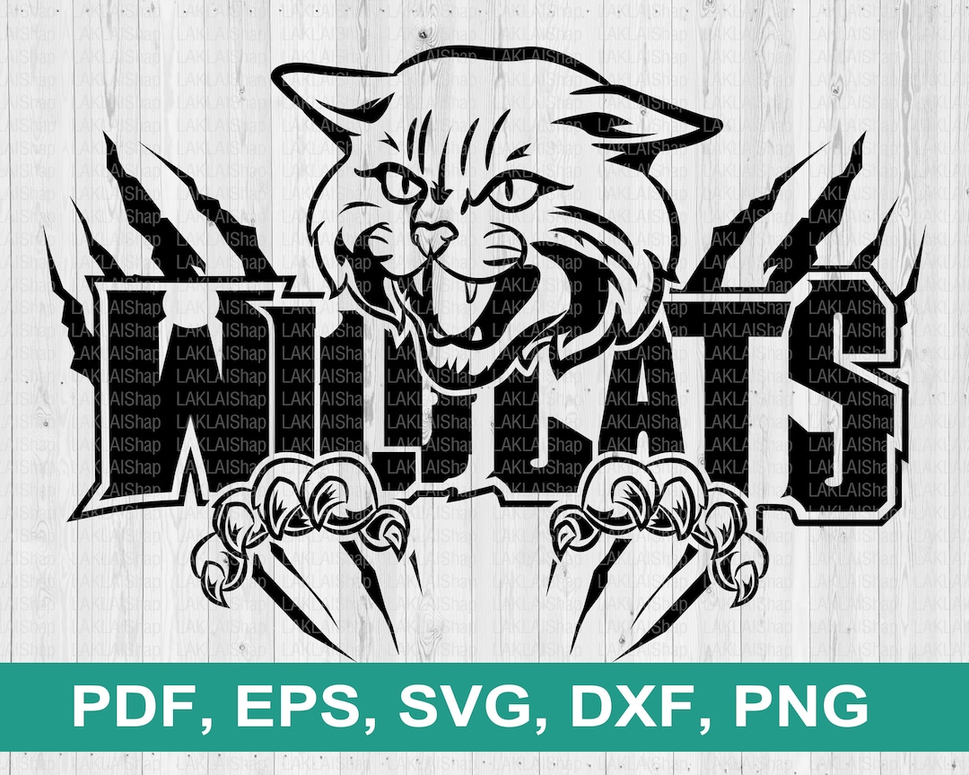 Wildcats Claws Svg, Wildcats Svg, Wildcats Mascot Svg, Wildcats Pride ...