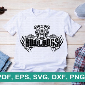 Bulldogs Claws Team Svg, School Spirit (digital File - Pdf, Eps, Png ...