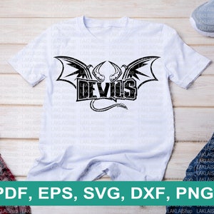 Devils Team Svg, Devils Svg, Devils Mascots Svg, Devils School Svg ...