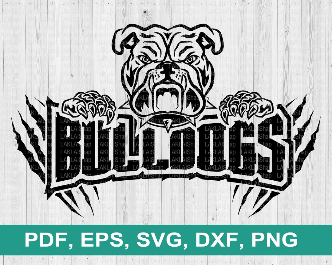 Bulldogs Claws Team Svg, School Spirit (digital File - Pdf, Eps, Png ...