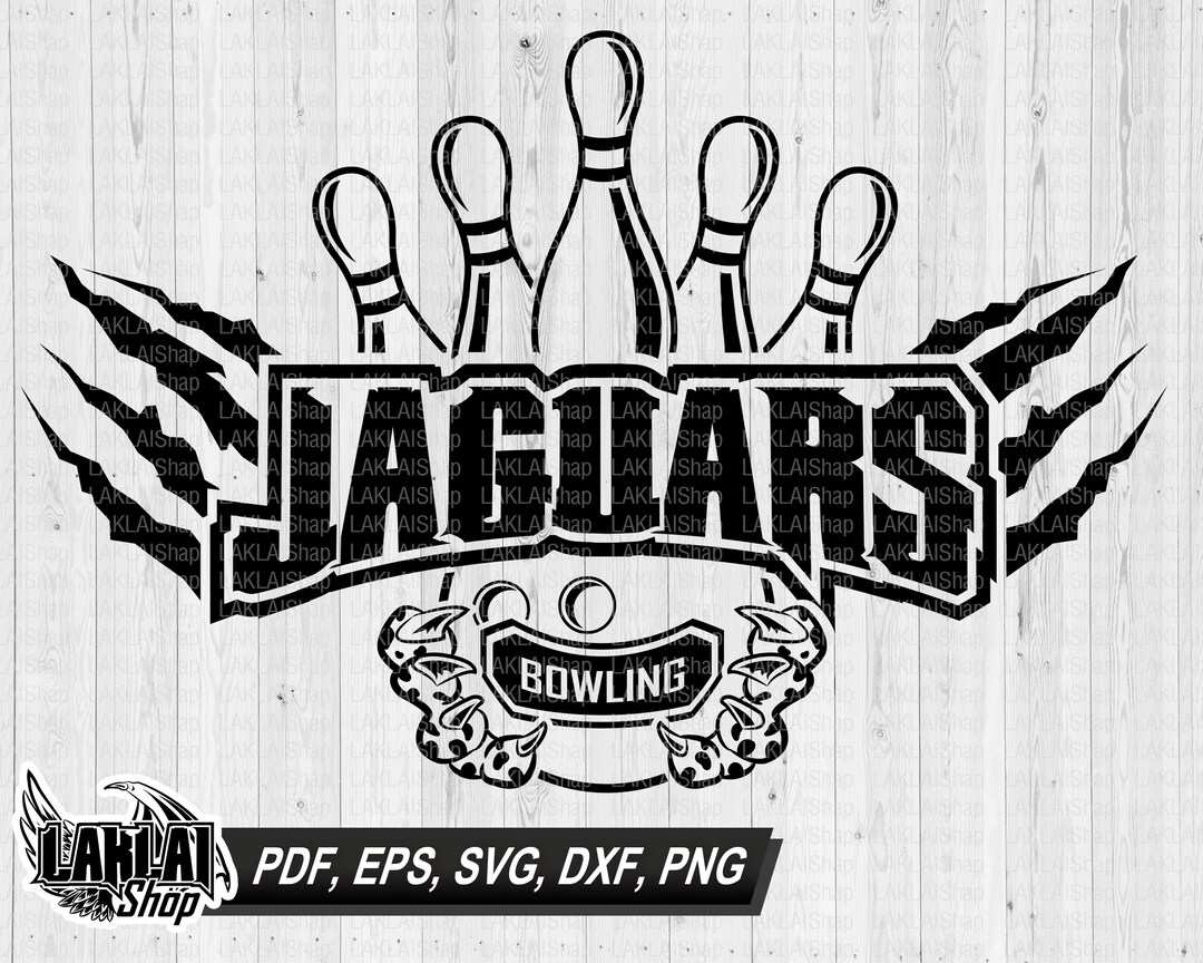 Jaguars Bowling Team SVG, Mascot, School Spirit (digital File) - Etsy