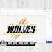 Wolves Svg, Wolves Logo Svg, Wolfs Svg, Wolves Mascot Svg, School ...