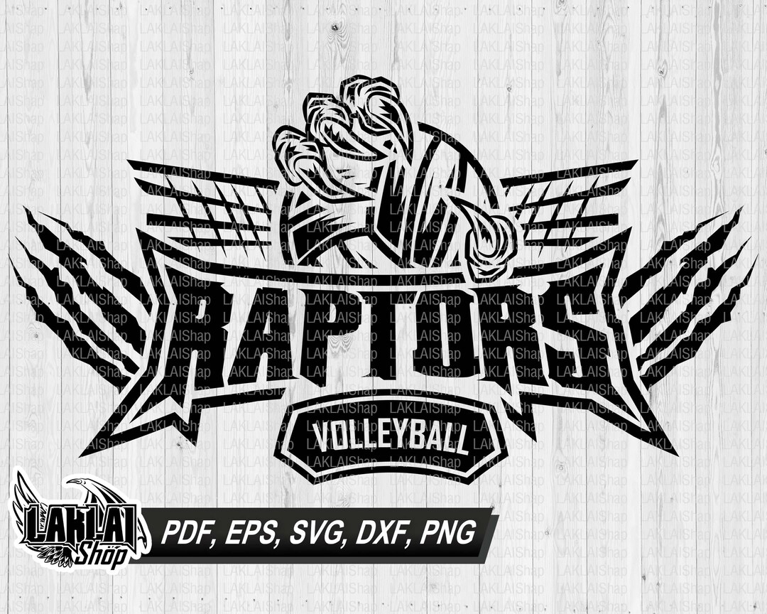 Raptors Volleyball Svg, Raptors Svg, Volleyball Svg, Sport Team, School ...